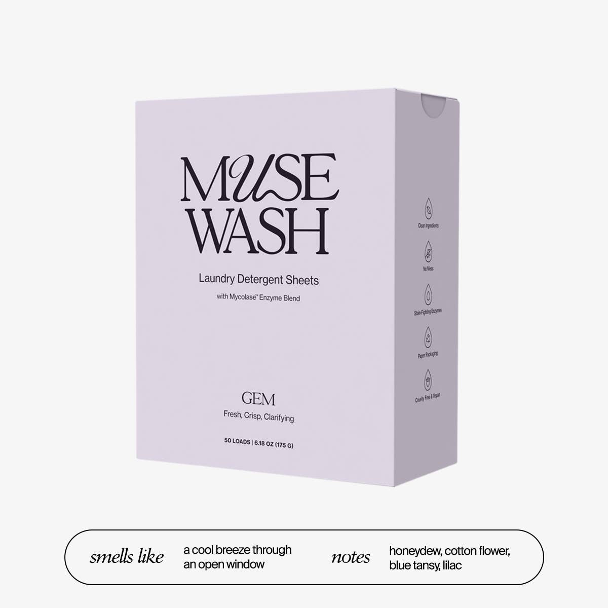 Laundry Detergent Sheets — GEM: Fresh, Crisp, Clarifying – Refill Bodega